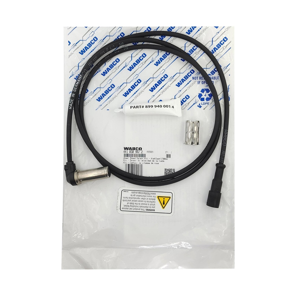 WABCO S+ BUSH RADIAL ABS SENSOR KIT - 4410309022 R955605 | KAHGO Truck ...